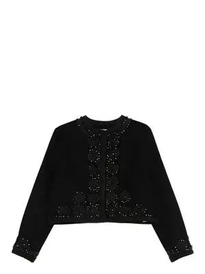 P.a.r.o.s.h Bead-embellished Jacket - Black