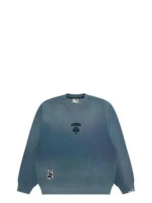 AAPE BY *A BATHING APE® Logo-print Sweatshirt - Blue