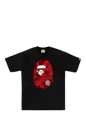 A BATHING APE Camo Ape-head T-shirt - Black