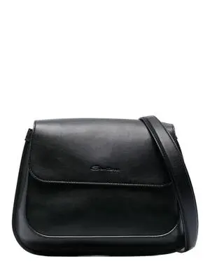 SANTONI Leather Shoulder Bag