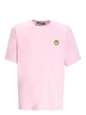 BARROW Logo-print Cotton T-shirt - Pink