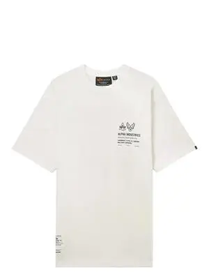 Alpha Industries Logo-print Graphic T-shirt - White