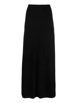 LISA YANG Wool Maxi Skirt - Black