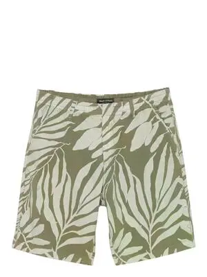 Marc O'polo Leaf-print Shorts - Green