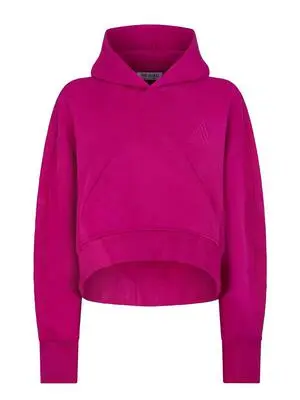 Attico Geometric Yoke Hoodie - Purple