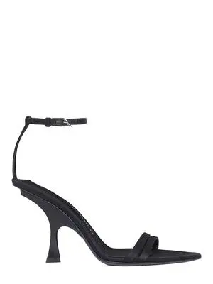 Attico 95mm Ankle-strap Pointed-toe Sandals - Black