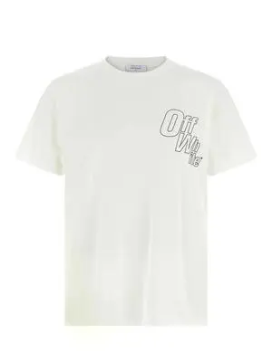 Off-White Cotton T-shirt - White