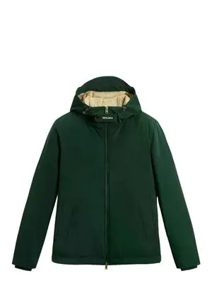 Woolrich Hooded Cotton Jacket - 6518 Green