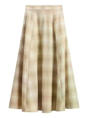 WOOLRICH Pleated Ombre Skirt
