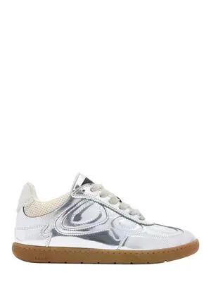 GANNI Panelled Low-top Sneakers - Silver