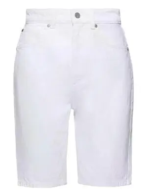 NO44 Logo-patch Shorts - White