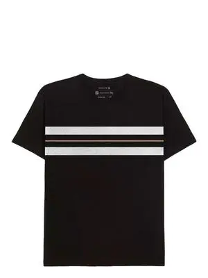 OSKLEN Striped T-shirt - Black