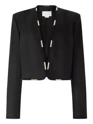 GENNY Cropped Jacket - Black
