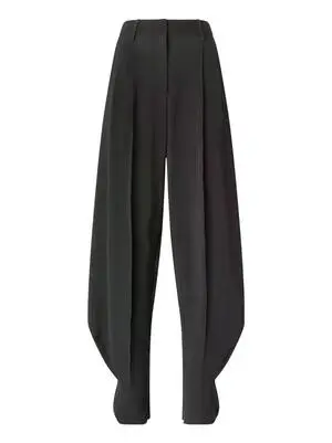 GENNY Pleated Trousers - Black