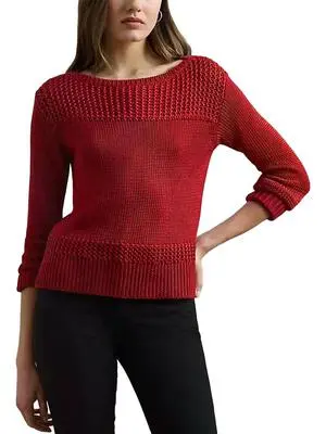 Ralph Lauren Boat-neck Sweater - Red