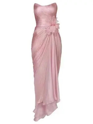 IRIS SERBAN Kim Strapless Dress - Pink
