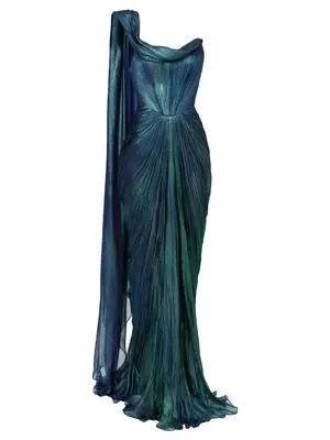 IRIS SERBAN Elem Gown - Blue