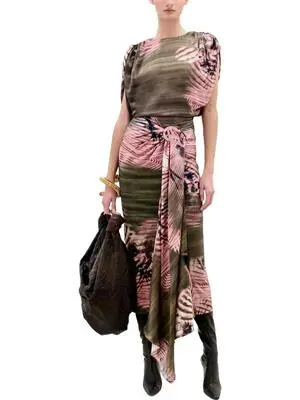 Silvia Tcherassi Abstract-print Blouse - Pink
