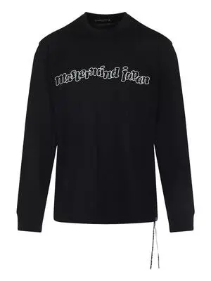 MASTERMIND WORLD Skull-print Long-sleeve T-shirt - Black