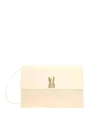 GENNY Small Leather Clutch - Neutrals