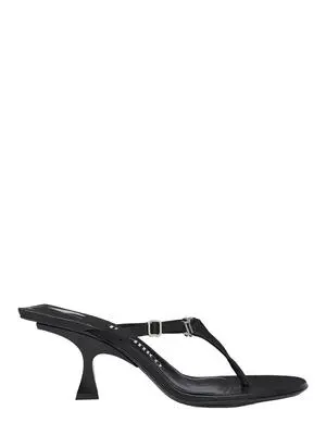 Attico 65mm Thong Sandals - Black