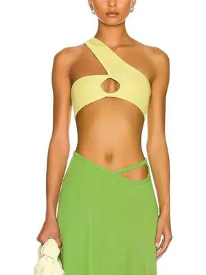 CHRISTOPHER ESBER One-Shoulder Cut-Out Top