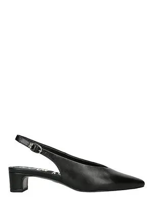 Sam Edelman Leather Slingback Courts - Black