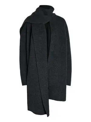 VINCE Scarf-Effect Knit Cardigan