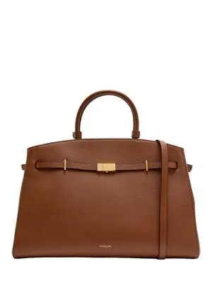 DEMELLIER The Hudson Top Handle Bag Tan