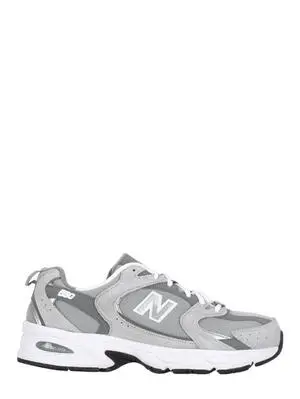 NEW BALANCE Leather And Fabric Sneakers - Grey