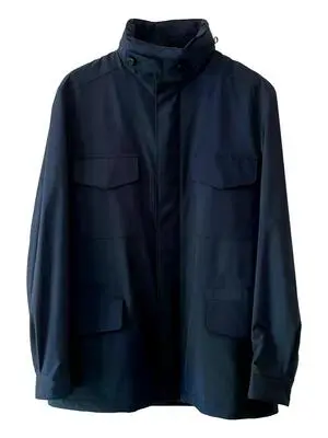 Loro Piana Traveller High-neck Jacket - Blue