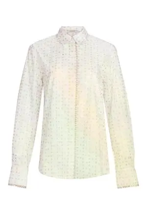 Silvia Tcherassi Naroa Cotton Shirt - Neutrals