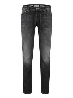 Jacob Cohen Faded-effect Slim-fit Jeans - Black