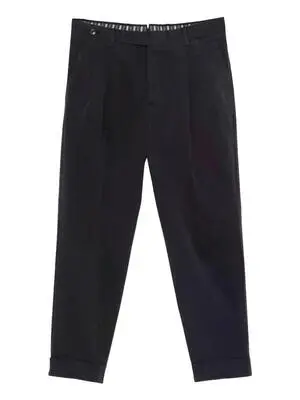 PT TORINO Pleat-detail Tailored Trousers - Blue