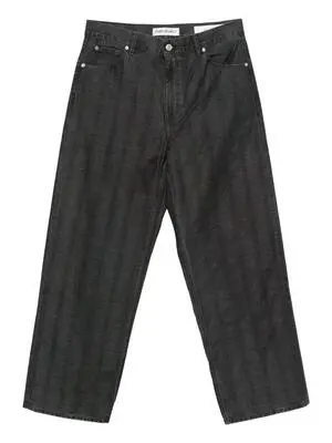 Our Legacy Vast Cut Herringbone Jeans - Black