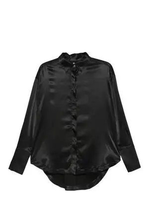 THOM KROM Satin-finish Shirt - Black