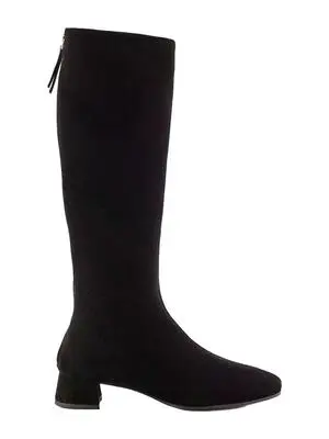 Roberto Festa 40mm Suede Zip-up Boots - Black