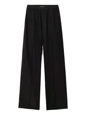 Plan C Elastic-waist Trousers - Black