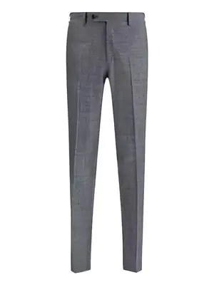 GERMANO 1952 Checked Tailored Trousers - Grey