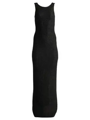 St. John Sleeveless Maxi Dress - Black