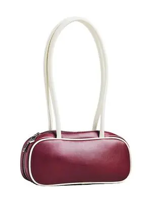 MELIE BIANCO Two-tone Shoulder Bag - Cherry Wood