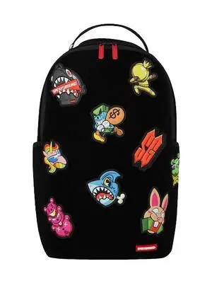 SPRAYGROUND Velcro Patch Backpack - Black