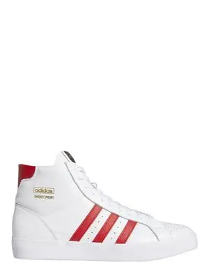 Adidas Basket Profi Sneakers - Cloud White/scarelet Red/gold Metallic