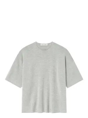 Fear Of God Essentials Merino Short Sleeve Tee Shirt - Concrete Heather