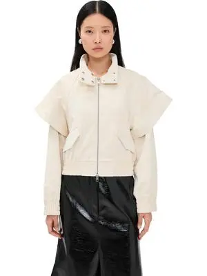 AKNVAS Fredy Faux Leather Jacket - Cream