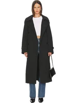 Rue Sophie Lea Trench Coat - Black