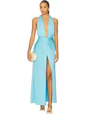 SNDYS. Cantarios Maxi Dress - Blue