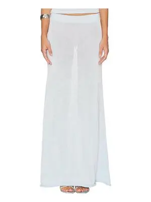 SNDYS Cali Maxi Skirt - Baby Blue