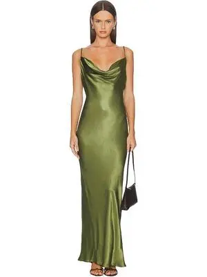 SNDYS Skin Maxi Dress - Olive