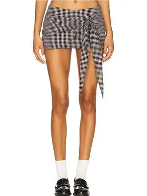 Lioness Kensington Mini Skort - Noir Check